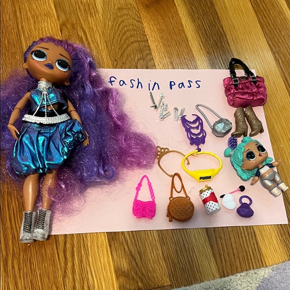 Accessories | Purple And Blue Lol Fashion Doll Set | Poshmark